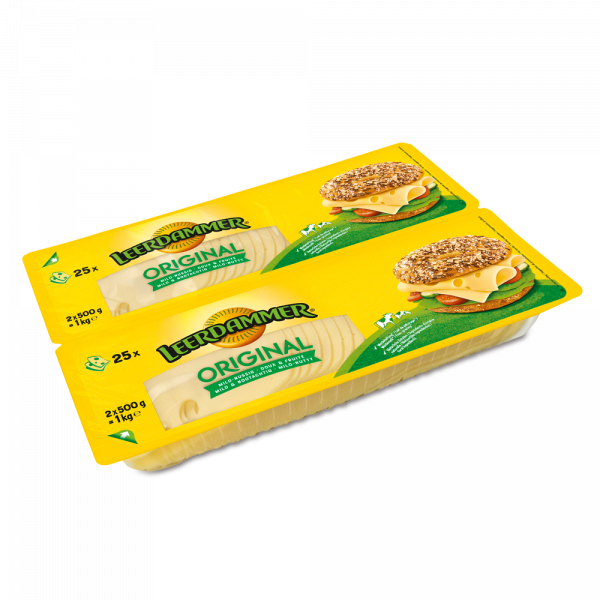 Leerdammer Lonchas 2x500g - Lactalis Foodservice Iberia
