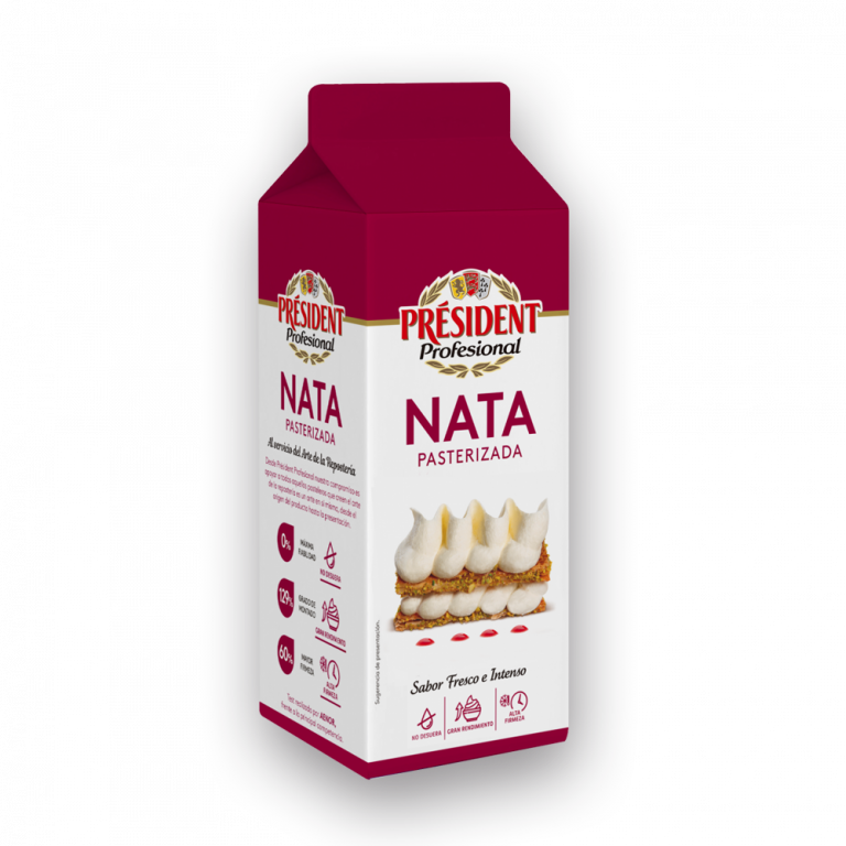 Nata UHT Montar y Cocinar Président Profesional 35% MG 1L - Lactalis ...